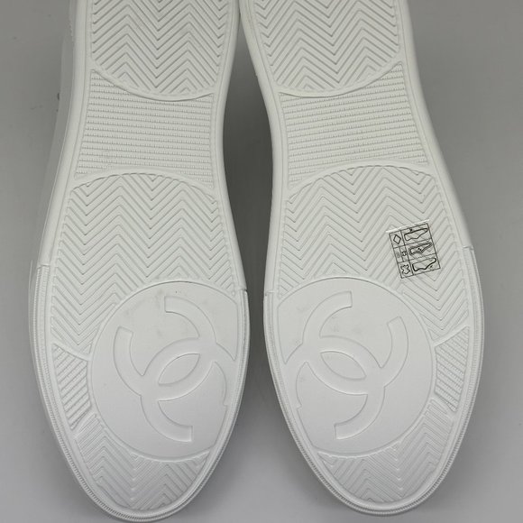 CHANEL | Shoes | Chanel 23a Leather Cc Sport Runner Lace Up Sneakers ...